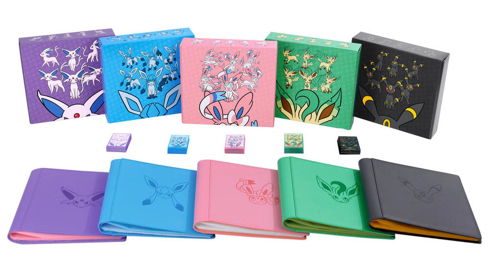 Pokemon TCG - Eeveelution GX Gift Box - Binder & Card Sleeves Set ...