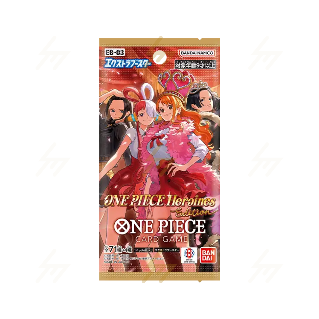 One Piece - EB03 - Booster Pack - ONE PIECE Heroines Edition (Japanese – Silvermine