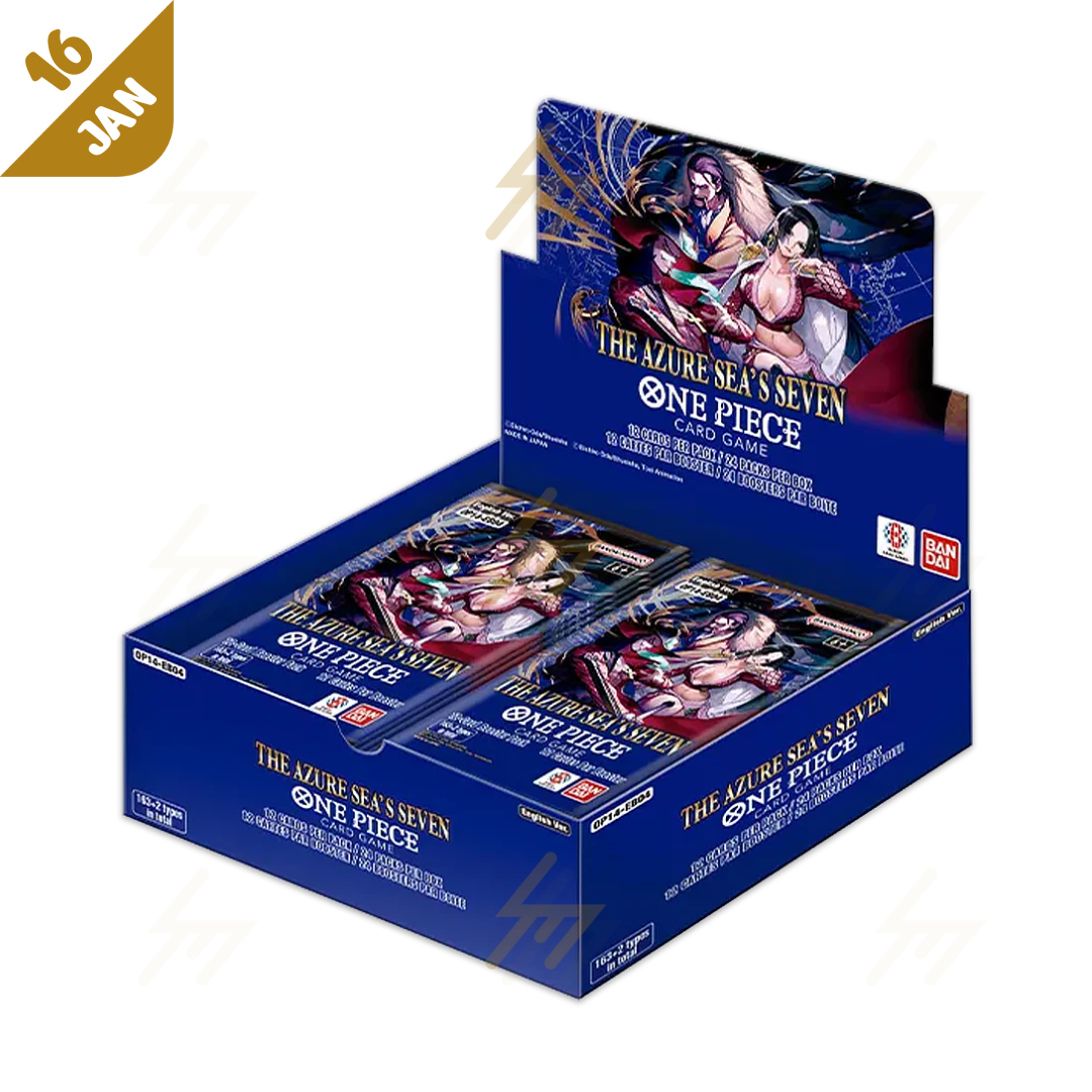 PRE-ORDER: One Piece - OP14-EB04 - THE AZURE SEA’S SEVEN (English ...