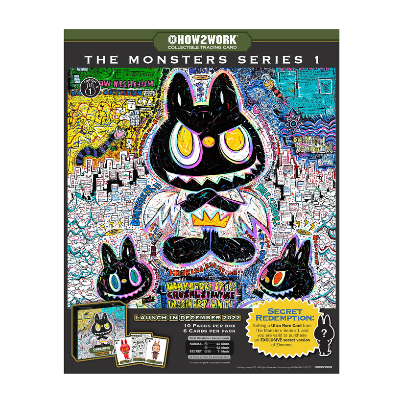 1st Edition - How2Work - Kasing Lung - CTC – The Monster Series 1 (Lab – Silvermine